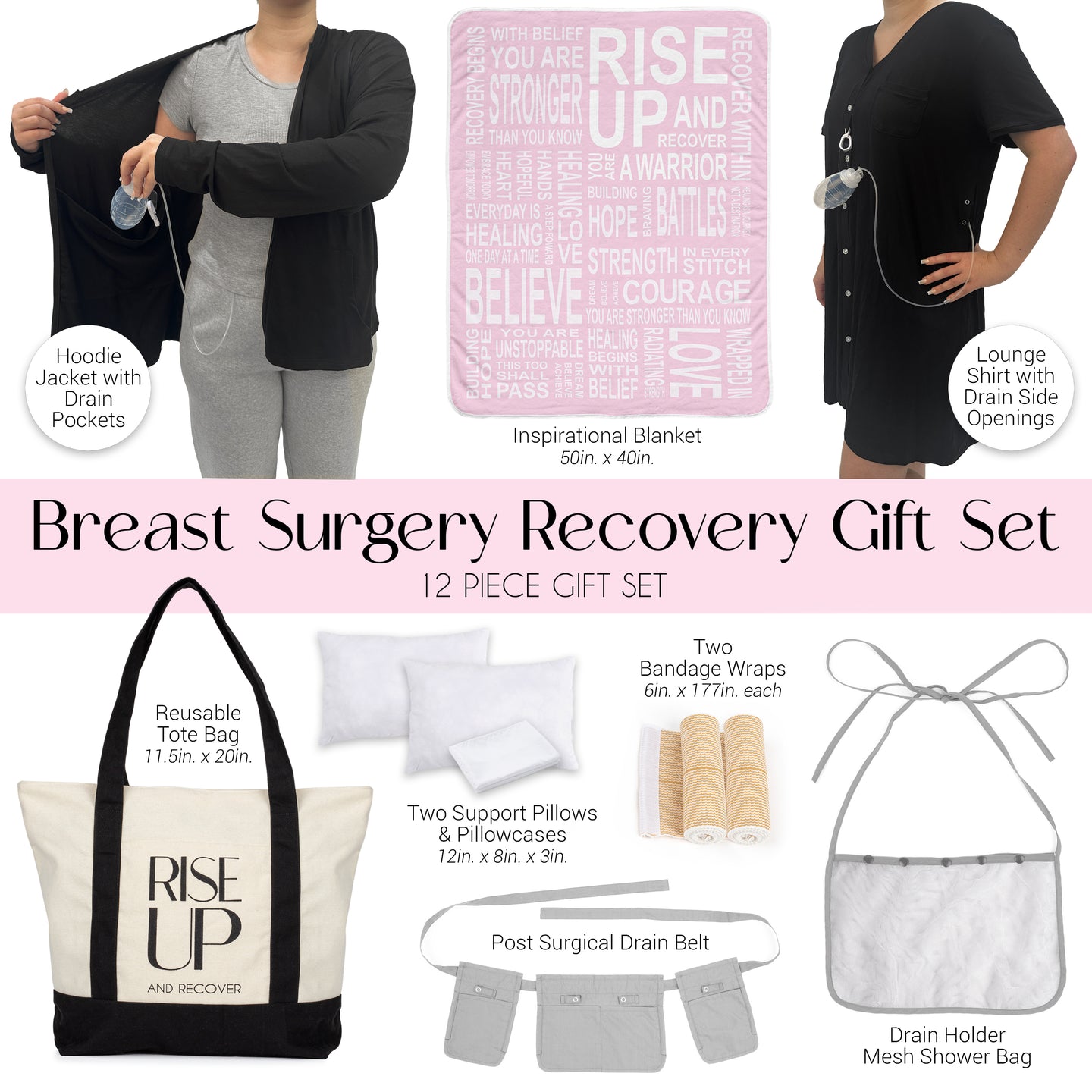 Breast Cancer Recovery Kit and Mastectomy Must Haves Care Package ...
